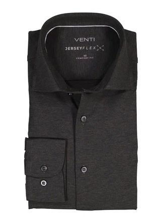 Venti Herren Hemd grau meliert
