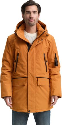 Tom Tailor Herren 1047040 Arctic Parka mit Abnehmbarer Kapuze, 10821-Peanut Butter Brown, XL