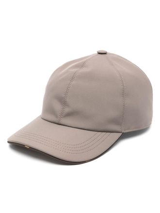 Moorer Baseballkappe mit Logo-Schild - Grau