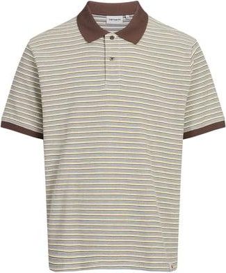 Carhartt Work in Progress Polo manches courtes &agrave; rayures en coton