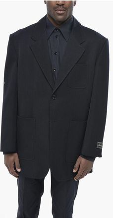 Dunst Oversize-Fit Wool-Blend Jacket size Xl