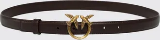 Pinko Love Birds G&uuml;rtel aus Kalbsleder mit Monogramm-Metallschnalle
