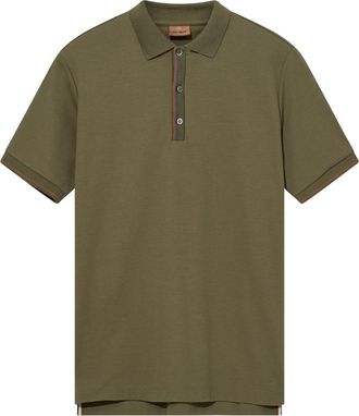 Mos Mosh Poloshirt mit Kontraststreifen an der Knopfleiste in