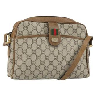 Gucci Sac bandouli&egrave;re en plastique Pre-owned - Femme - Pre-owned - Beige - Taille: ONE Size