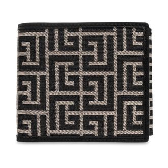 Balmain Ledergeldb&ouml;rse mit Logo - - Accessories - Herren - Schwarzk - ONE SIZE