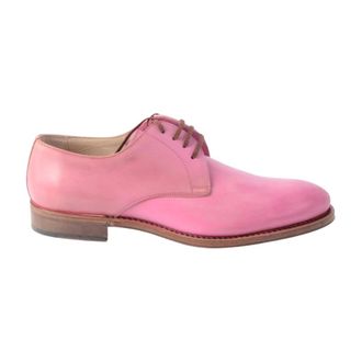 Dolce & Gabbana Homme, Chaussures, Rose, Taille: 41 1/2 EU Derbie Laced Shoe
