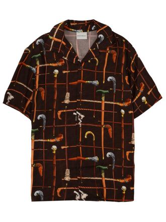 Dr&ocirc;le de Monsieur Viscose All-Over Print Shirt - Multicolor