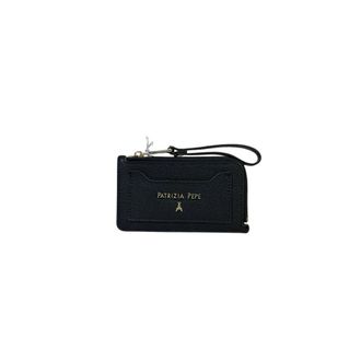 Patrizia Pepe Lettering Zip Kartenetui - - Accessories - Damen - Schwarzk - ONE SIZE
