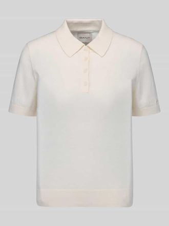 GANT Regular Fit Poloshirt aus Baumwoll-Kaschmir-Mix