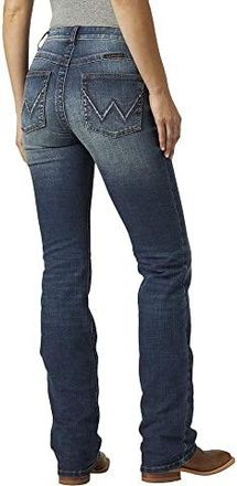 Wrangler Ultimate Riding Jeans Willow Jean déquitation Taille mi-Haute avec Coupe Bootcut pour Femme, 1-32