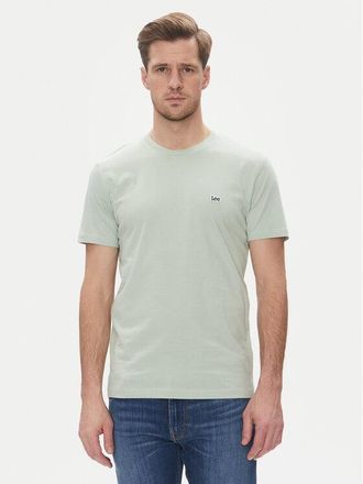 Lee T-Shirt Patch 112364540 Grün Regular Fit