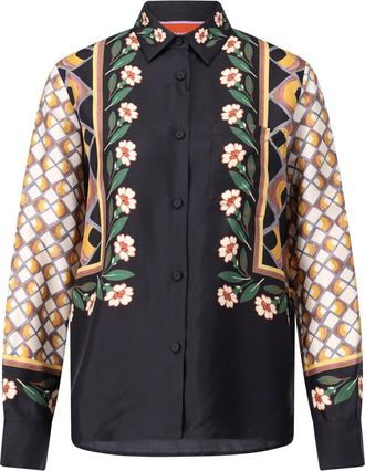 La DoubleJ Seidenbluse mit Muster