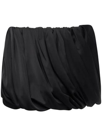 J.W.Anderson minijupe à ourlet retroussé - Noir
