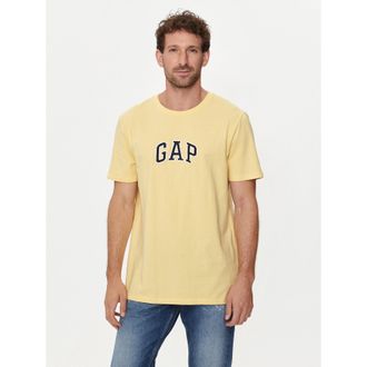 GAP T-Shirt 570044-10 Gelb Regular Fit