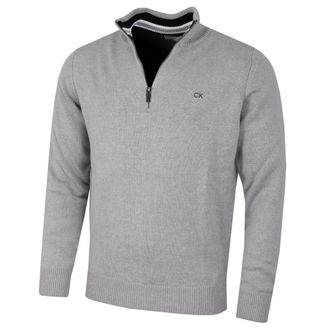 Calvin Klein Golf Herren Baumwollpullover - Silberner Sport - XXXXXL