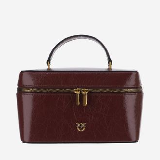 Pinko Sac vanity en cuir Pinko avec logo