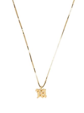 Misbhv collier &agrave; breloque lettre - Or