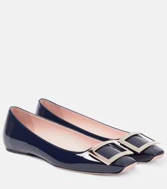 Roger Vivier Ballerinas Trompette aus Lackleder