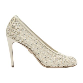 Ferragamo Damen, Schuhe, Wei&szlig;, 37 1/2 EUGr&ouml;&szlig;e