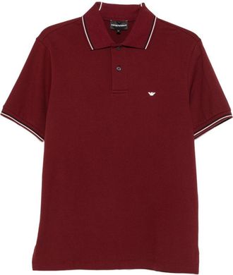 Emporio Armani Polo en coton &agrave; logo Emporio Armani
