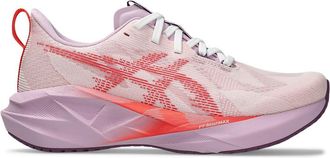 Asics Damen NOVABLAST 5 Sneaker, White/Coral Reef, 41.5 EU