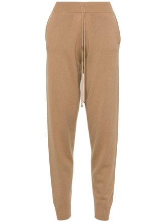 Stella McCartney pantalon fusel&eacute; &agrave; taille mi-haute - Marron