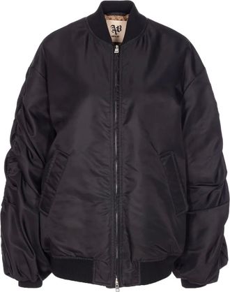 Aniye By veste bomber à manches bouffantes Kate - Noir