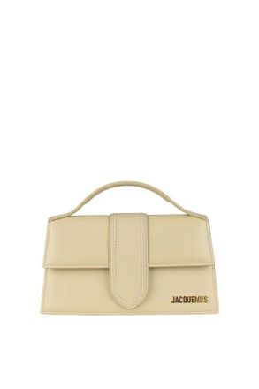 Jacquemus Hobo Bags - Ivory Beige Leather Shoulder Bag - Gr. unisize - in Beige - f&uuml;r Damen