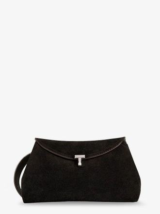 Toteme T-Lock suede handbag - TOTEME - gender_Woman