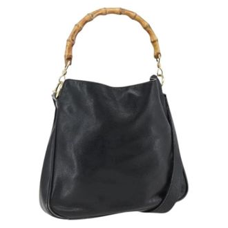 Gucci Pre-owned Lederhandtasche - - Pre-owned - Damen - Schwarzk - ONE SIZE