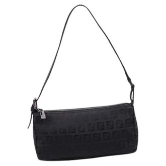 Fendi Pre-owned Mini Zucchino Pochette Umh&auml;ngetasche - - Pre-owned - Damen - Schwarzk - ONE SIZE