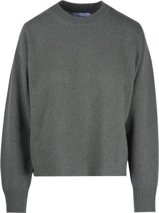Alpha Studio Rundhals-Strickware - - Knitwear - Damen - Gr&uuml;n - M