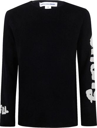 Comme Des Garçons Rundhalspullover - Schwarz
