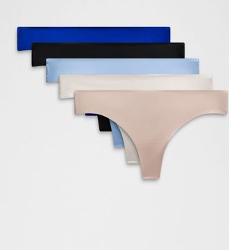 lululemon String InvisiWear taille mi-haute Lot de 5 pour Femmes - Noir - Taille 2XL