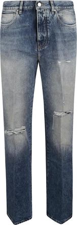 Amiri Homme, Jeans, Bleu, Taille: W33 Jean Boot Cut Effiloch&eacute;