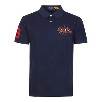 Polo Ralph Lauren Kurz&auml;rmeliges Poloshirt - - Tops - Herren - Blau - S