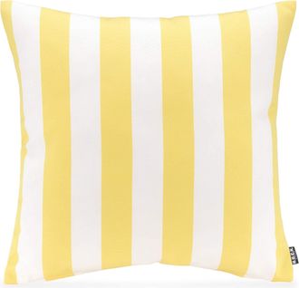 H.O.C.K. Kissen inkl. Füllung Outdoor Classic Streifen (50 x 50 cm, Gelb Yellow)