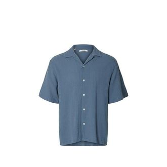 Selected Chemise &agrave; manches courtes en coton