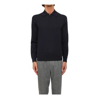 Paolo Pecora Maglia A Polo - - Knitwear - Herren - Blau - 3XL