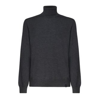 Fay Rollkragenpullover - - Knitwear - Herren - Grau - 3XL