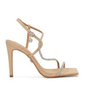 Kazar Abendsandalen mit Kreuzriemen und Strass - - Shoes - Damen - Beige - 38 EU