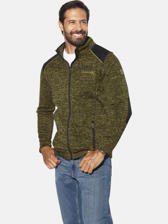 Jan Vanderstorm Fleecejacke HALVIK mit Ellenbogen-Patches