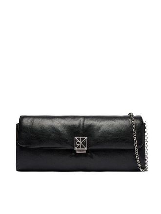 Calvin Klein Handtasche Emblem Hw Padded Clutch LV04F1240G Schwarz
