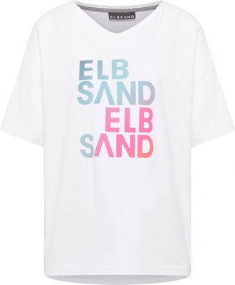 Elbsand Liv Damen T-Shirt, V-Ausschnitt, weit geschnitten