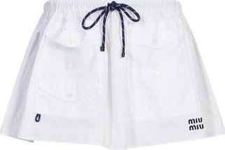 Miu Miu Jupe courte en coton