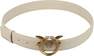 Pinko Pinko, Femme, Accessoires, Blanc, Taille: S Love Berry Belt