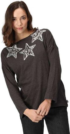 Regatta Damen Carlene T-Shirt, Dkgrymrlstar, 40