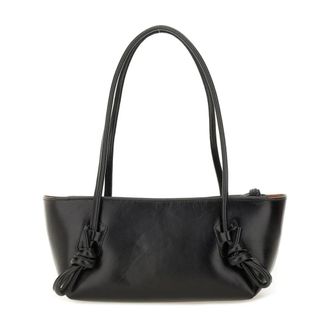 Hereu Gewebte Ledertasche mit Knotendetail - - Bags - Damen - Schwarzk - ONE SIZE