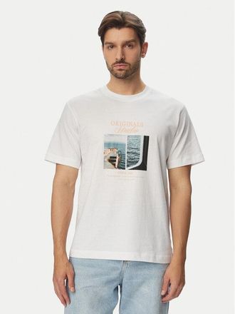 Jack & Jones Jack & Jones T-Shirt Norrebro Photo 12291022 Wei&szlig; Regular Fit