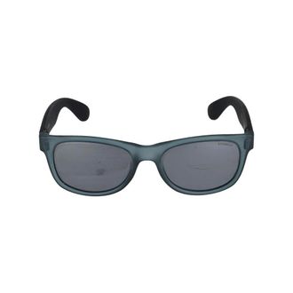 Polaroid unisex, Accessoires, Gris, Taille: 46 MM Enfants Bleu Transparent Lunettes de Soleil Mat